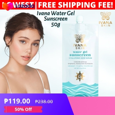 IVANA SKIN Water Gel Sunscreen • Kojic • Charcoal • Whipp Soap | Ivana Skin
