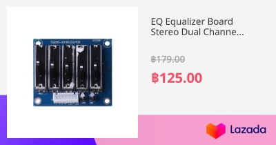 EQ Equalizer Board Stereo Dual Channel Adjustable Tone Boards Preamp ...