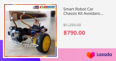 Arduino Robot Kit 2WD Ultrasonic Arduino Robot Kit หุ่นยนต์หลบสิ่งกีด ...