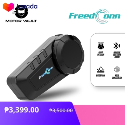 FreedConn KY Pro Motorcycle Intercom I Bluetooth 5.0, Group Intercom ...