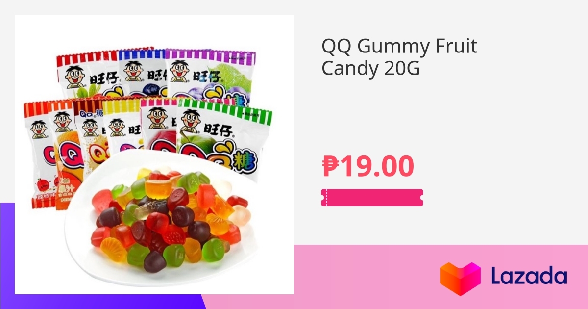 QQ Gummy Fruit Candy 20G