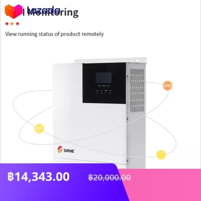 SRNE -Hybrid off grid inverter 3kW-5kW สตาร์ทมอเตอร์ได้ถึง 2แรงม้า(model 3kW) 4แรงม้า(model 5kW)