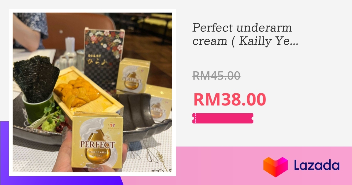 Perfect underarm cream ( Kailly Yeo brand )
