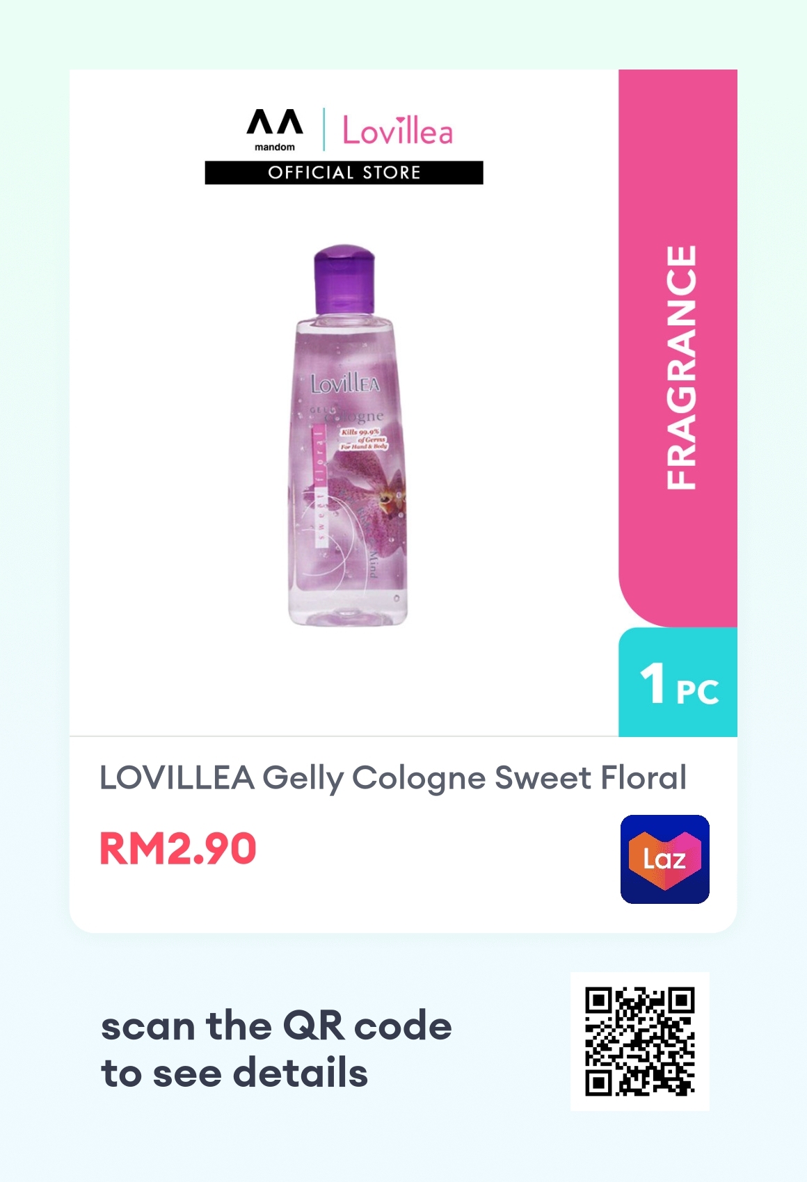 LOVILLEA Gelly Cologne Sweet Floral
