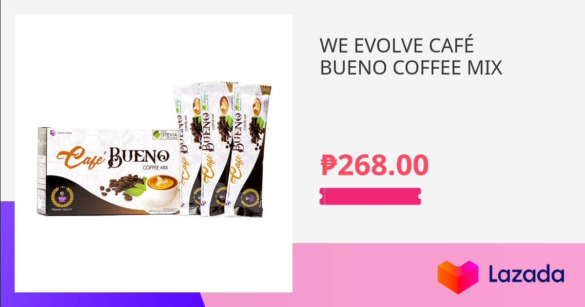 WE EVOLVE CAFÉ BUENO COFFEE MIX