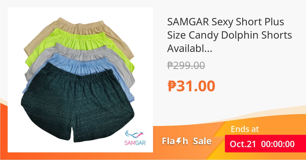 SAMGAR Sexy Short Plus Size Candy Dolphin Shorts Available in 1 Piece ...