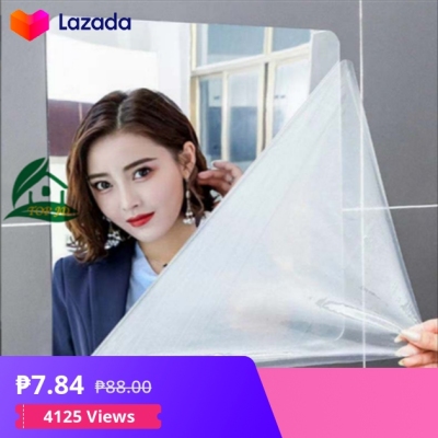 DIY self-adhesive acrylic soft mirror wall sticker HD floor-to-ceiling ...