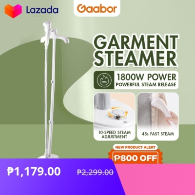 Gaabor Handheld Garment Steamer with 1.8L Water Tank - powerful steam ...