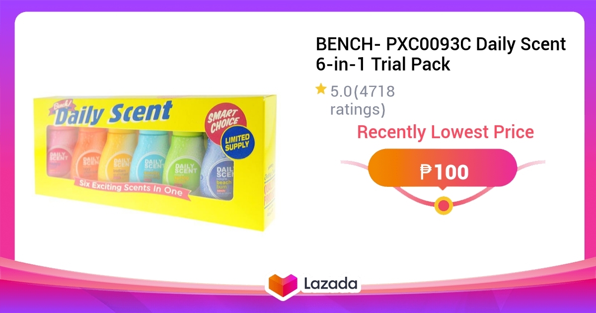 BENCH- PXC0093C Daily Scent 6-in-1 Trial Pack