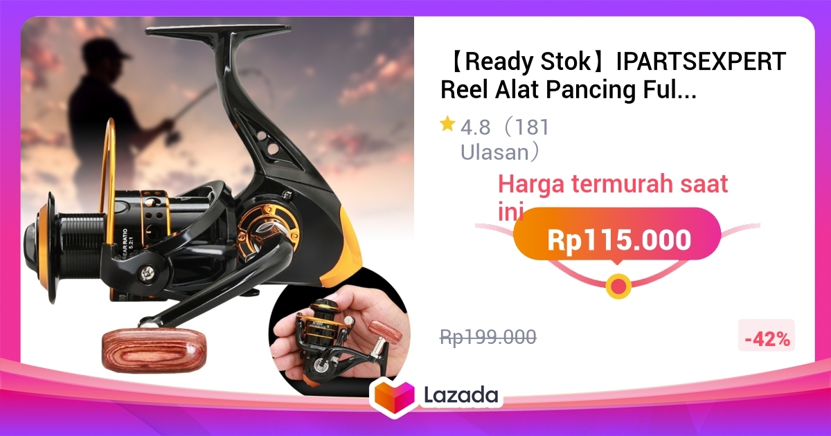 【Ready Stok】IPARTSEXPERT Reel Alat Pancing Full Besi Rill Murah Dan ...