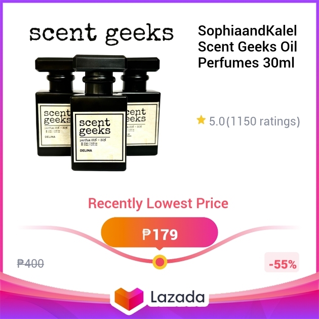 SophiaandKalel Scent Geeks Oil Perfumes 30ml