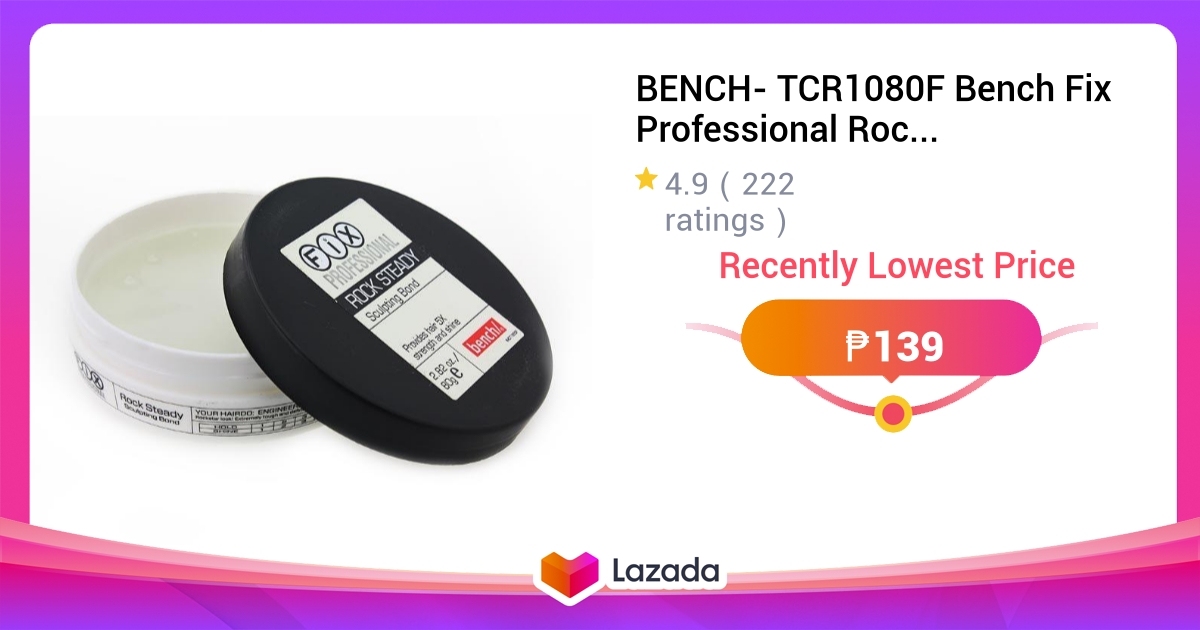 BENCH- TCR1080F Bench Fix Professional Rock Steady 80g