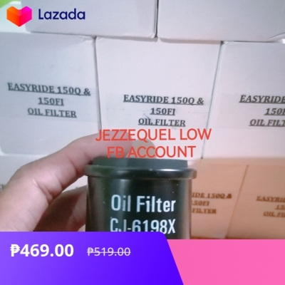 CJ-6198X EASYRIDE 150Q, 150FI & 150P GENUINE OIL FILTER MOTORSTAR