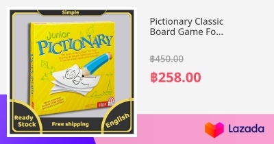 Pictionary Classic Board Game For Family Party Game Ages 6+ 3 or more ...