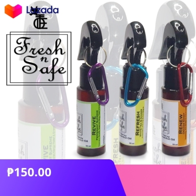 FRESH N SAFE Face Mask Spray with Pure Essential Oil