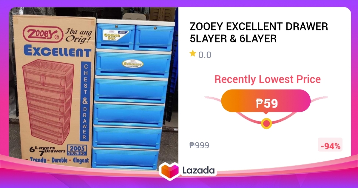ZOOEY EXCELLENT DRAWER 5LAYER & 6LAYER