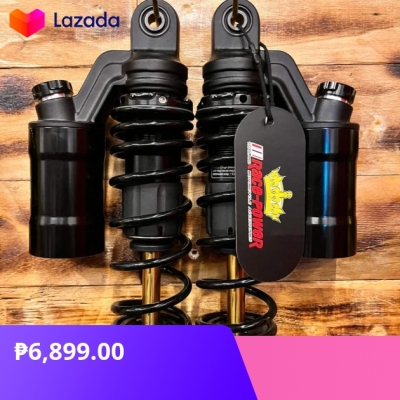 RACEPOWER SHOCK FULLY ADJUSTABLE FOR NMAX V2/AEROX V2 AND V1 305MM PLUG ...