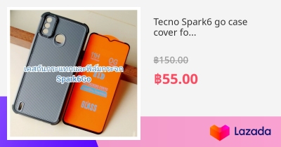 Tecno Spark6 go case cover for shockproof protect camera Case and film ...
