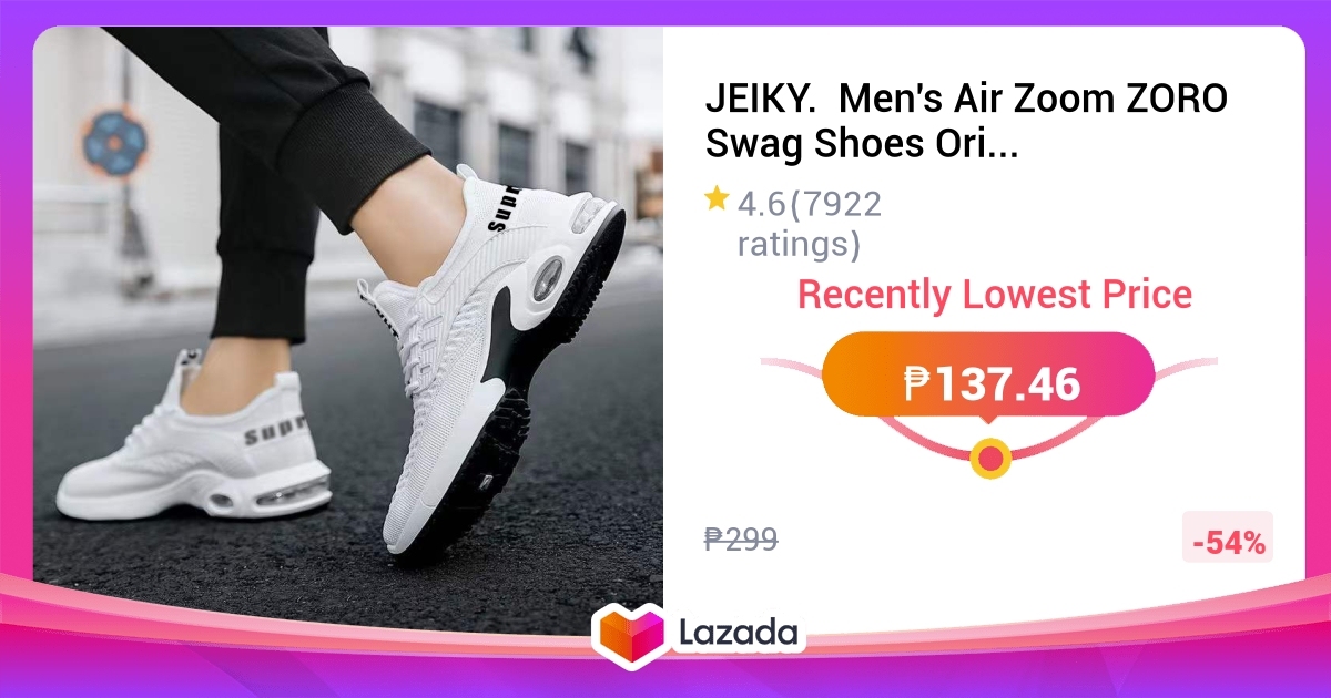 JEIKY. Men's Air Zoom ZORO Swag Shoes Orig Running Shoes #M860 ...