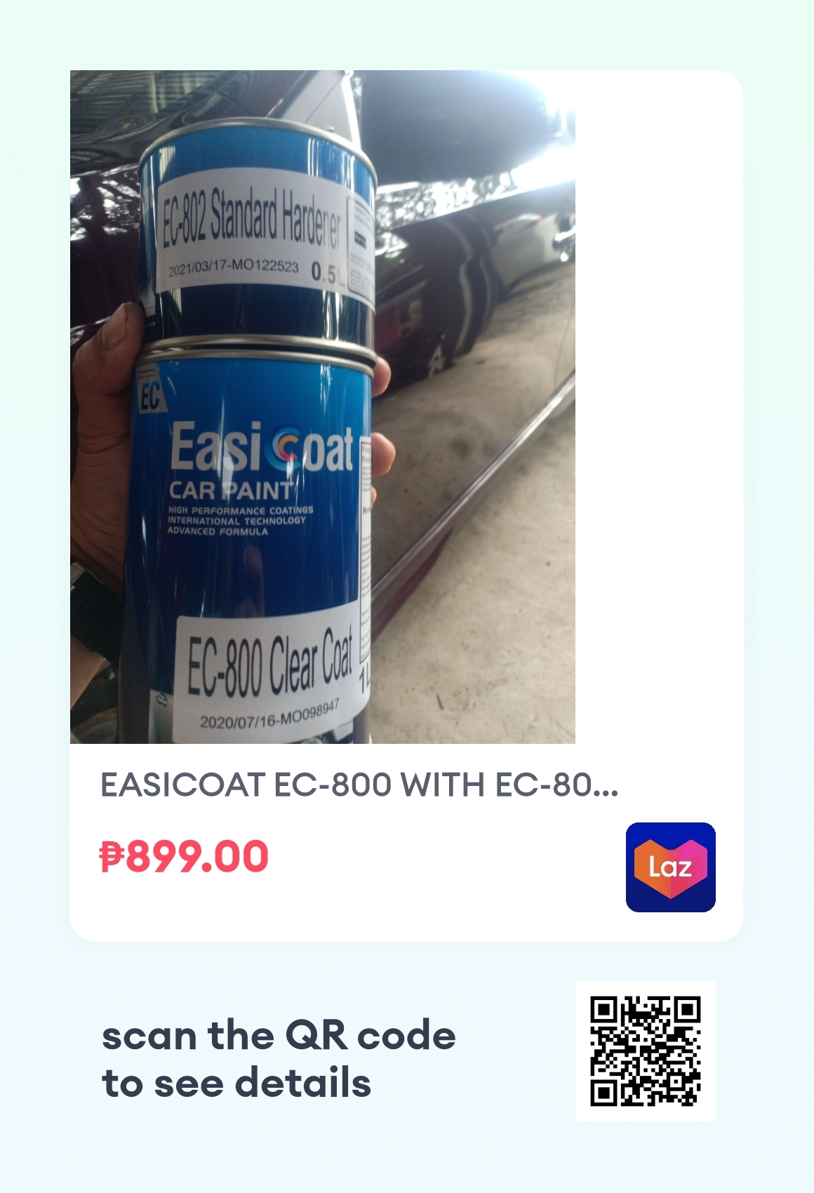 EASICOAT EC-800 WITH EC-802 hardener set 1.5 liters