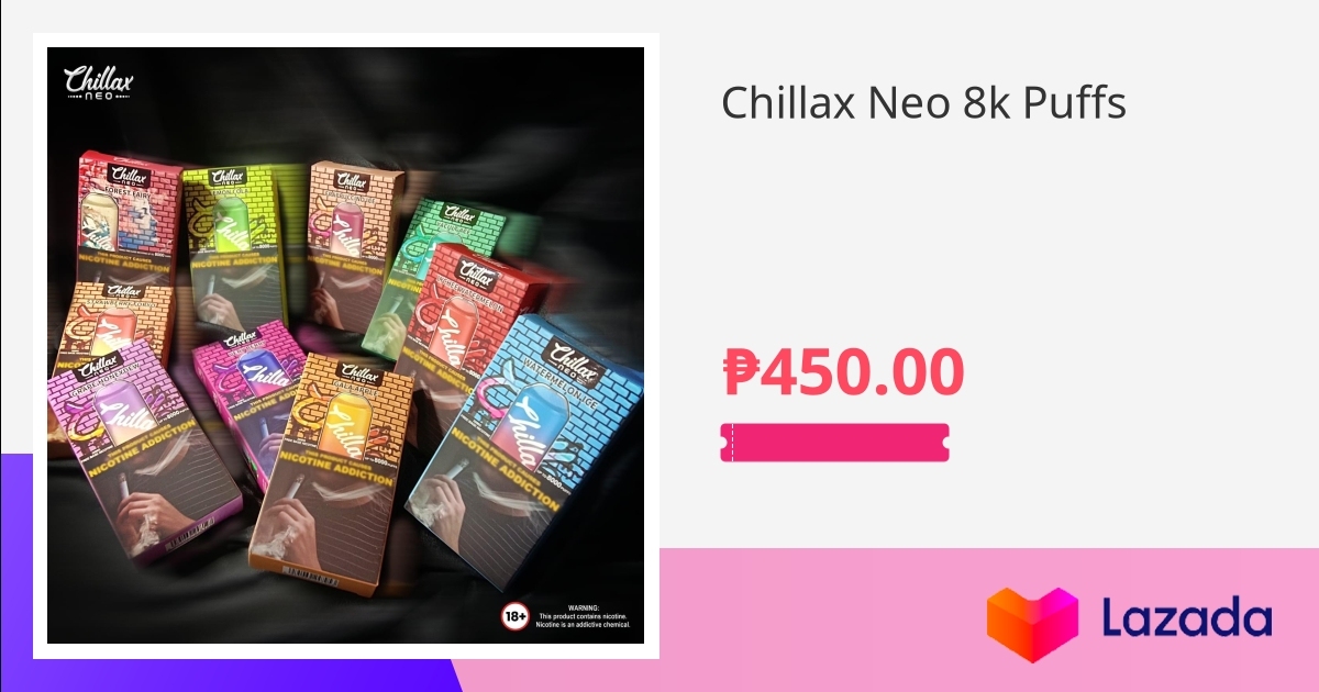 Chillax Neo 8k Puffs