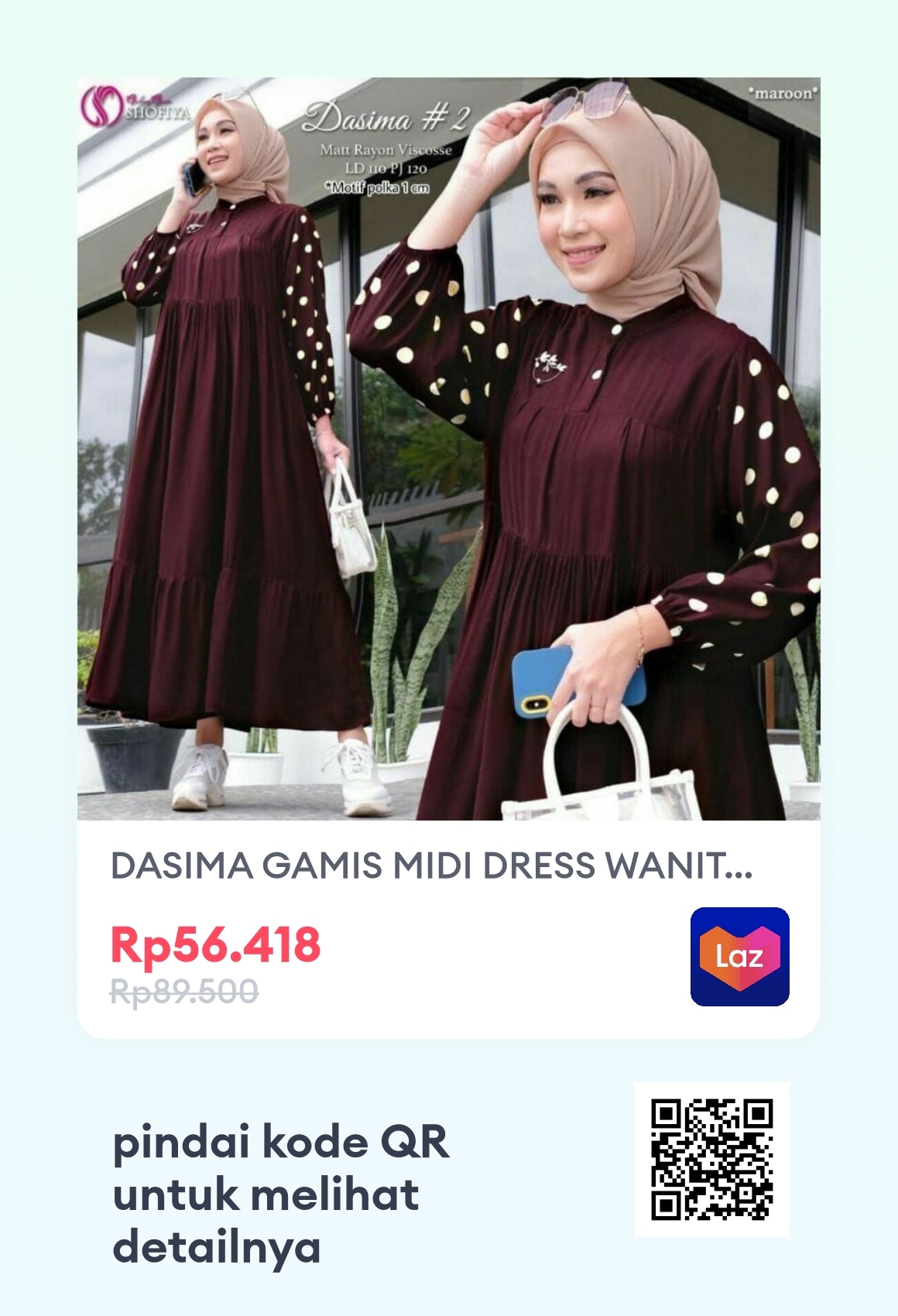 DASIMA GAMIS MIDI DRESS WANITA DEWASA 2023 MEWAH//GAMIS WANITA TERBARU ...