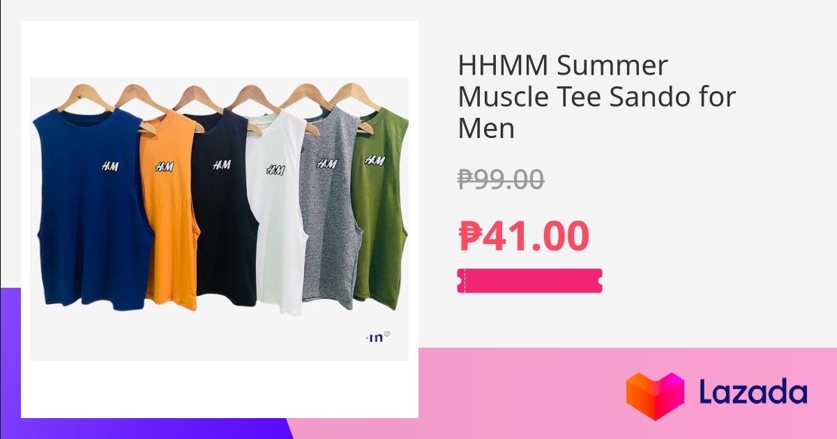HHMM Summer Muscle Tee Sando for Men