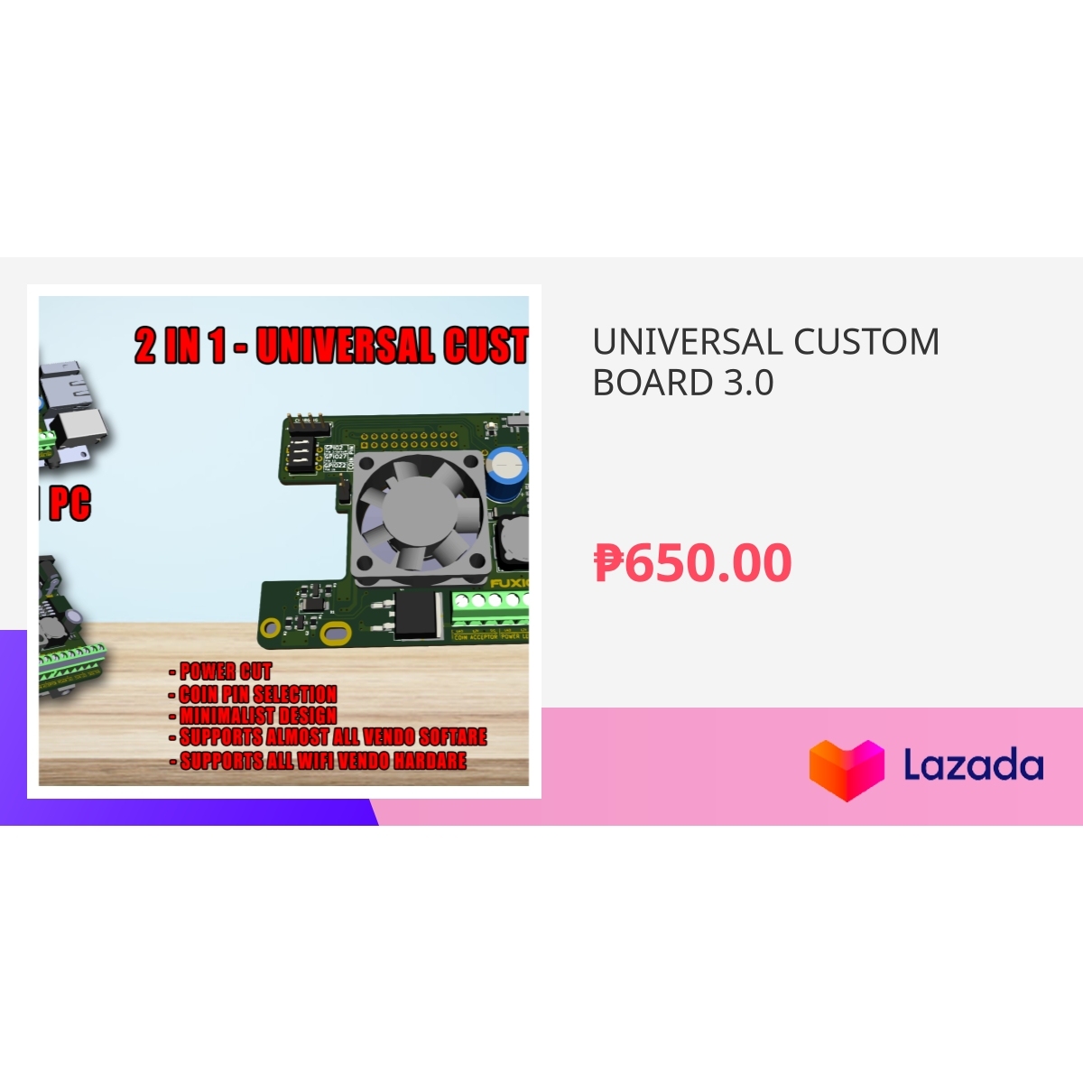 UNIVERSAL CUSTOM BOARD 3.0