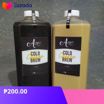 Ready to Drink A-Brew Cold Brew Coffee 1 Liter Bottle