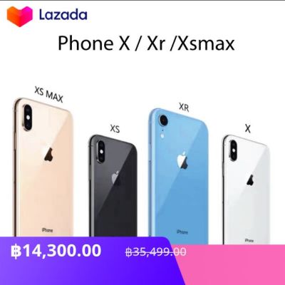 IP Xr / X / XsMax 64GB / 128GB / 256GB เครื่องนอกแท้ Model TH/A-LL/A ประกันร้าน1ปี