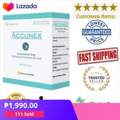 Accunex 100 capsules |Isotretonoin| ONHAND w/ freebie | Acne treatment