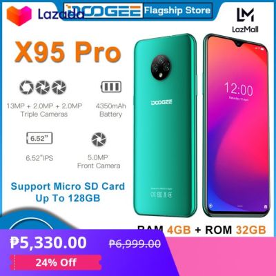 DOOGEE X95 Pro Smartphones 6.52 Inch Waterdrop Display, Face ID, 13MP ...