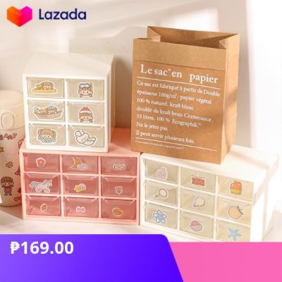 S.A Warehouse 9 Drawers Mini Desk Box Ins style Storage Box Desk Drawer ...