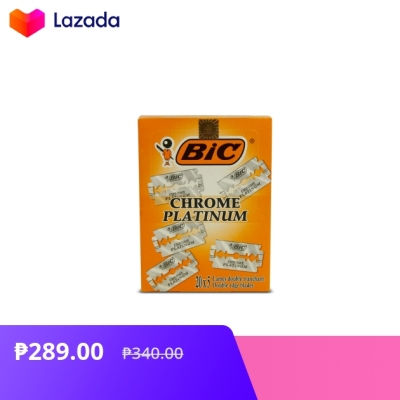 BIC Chrome Platinum Double Edge Blade 5s x20