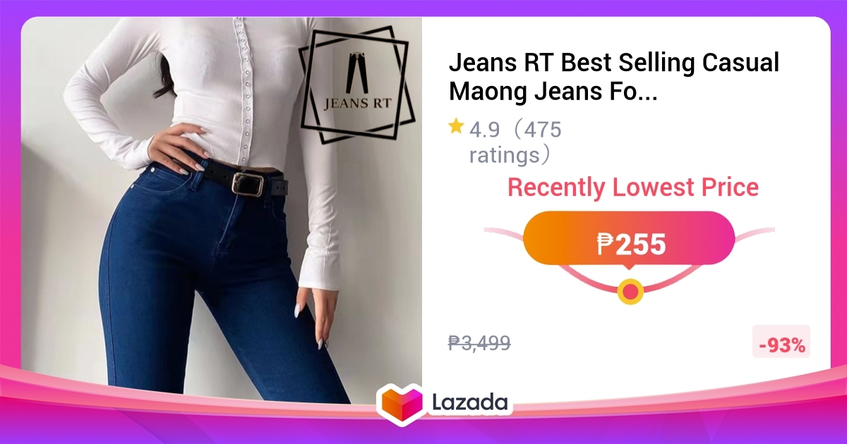 Jeans RT Best Selling Casual Maong Jeans For Womens Skinny and ...