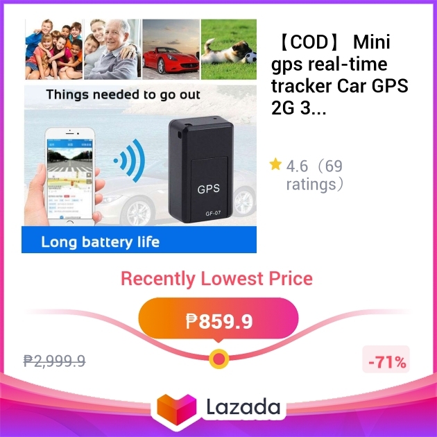 【COD】 Mini gps real-time tracker Car GPS 2G 3G Satellite Signal ...
