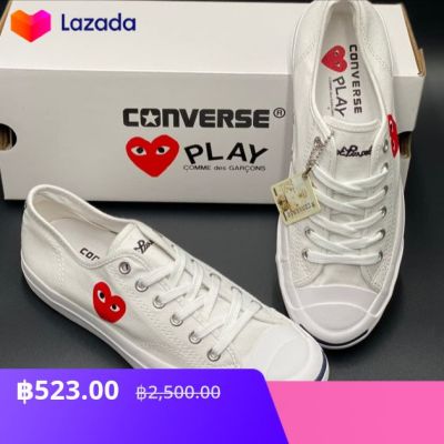 🔥Converse Jack Purcell play'☑️สวยแท้100% มีรับประกัน พร้อมกล่อง รองเท้า ...