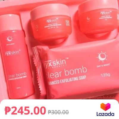 CLEAR BOMB ADVANCE EXFOLIATING KIT RYX SKINCERITY SET [ORIGINAL]