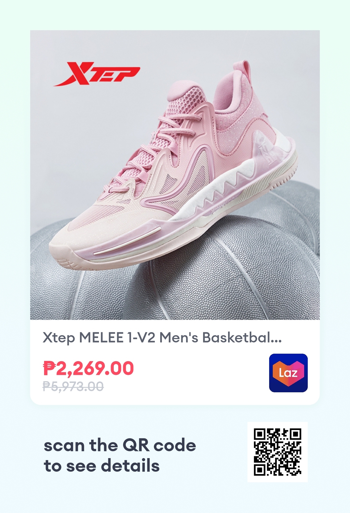 Xtep MELEE 1-V2 Men's Basketball Shoes New Low-top Sports Combat Shock ...