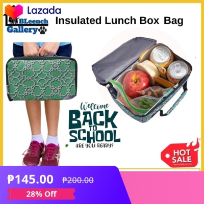 BLeench Gallery Insulated Lunch Box , Lunch Box For Kids, Baunan Ng Kanin At Ulam , Moisture ...