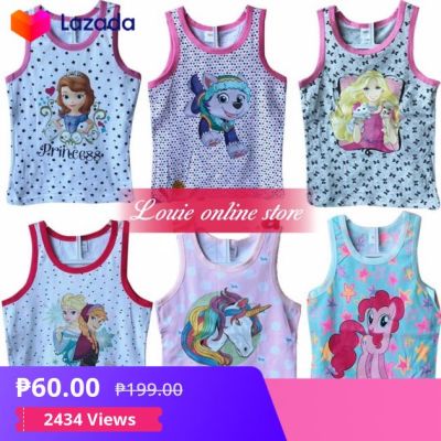 girl Cotton clothes Cartoon print Sando Character Kids' Sando for baby ...