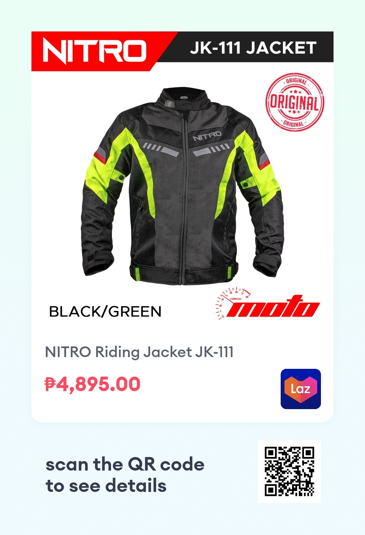 NITRO Riding Jacket JK-111