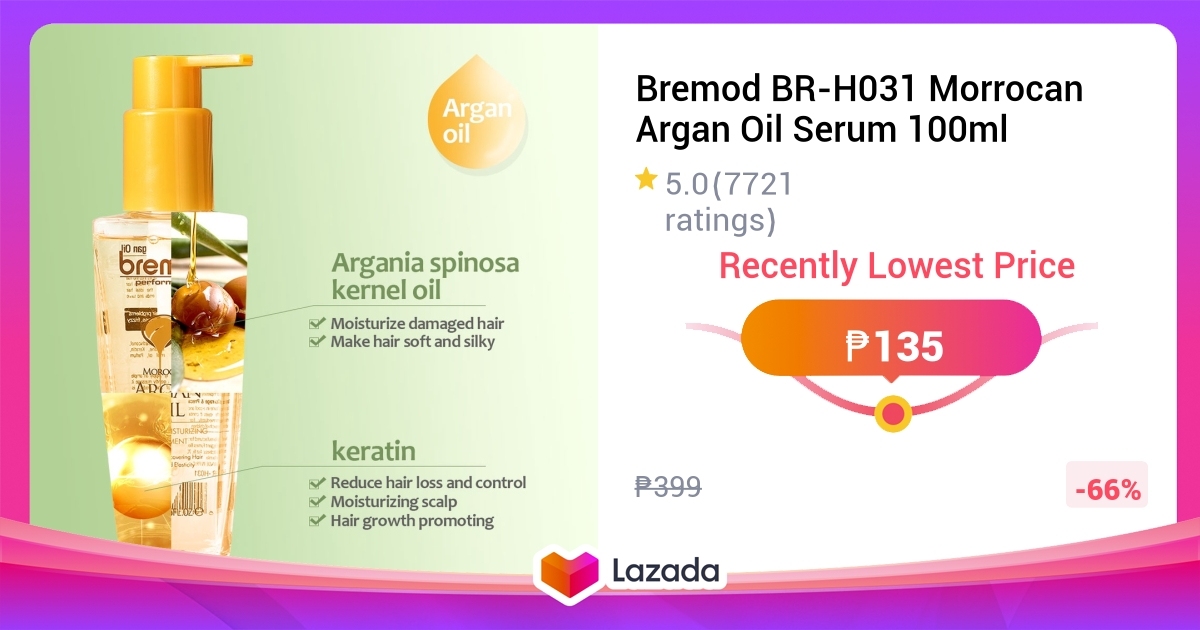 Bremod BR-H031 Morrocan Argan Oil Serum 100ml