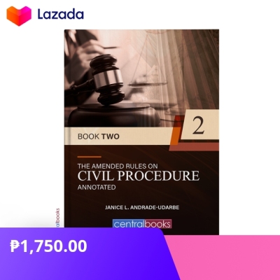 The Amended Rules on Civil Procedure Annotated - Book 2 (2023 ...