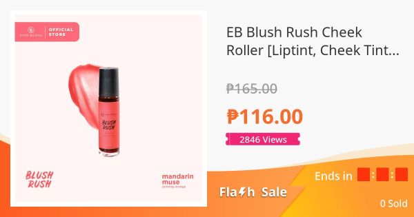 EB Blush Rush Cheek Roller [Liptint, Cheek Tint, Multi use, Makeup]