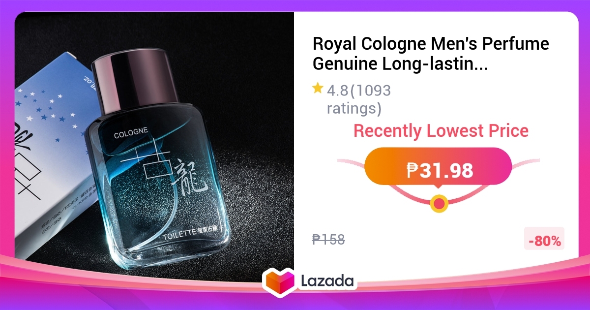 Royal Cologne Men's Perfume Genuine Long-lasting Light Fragrance Fresh ...