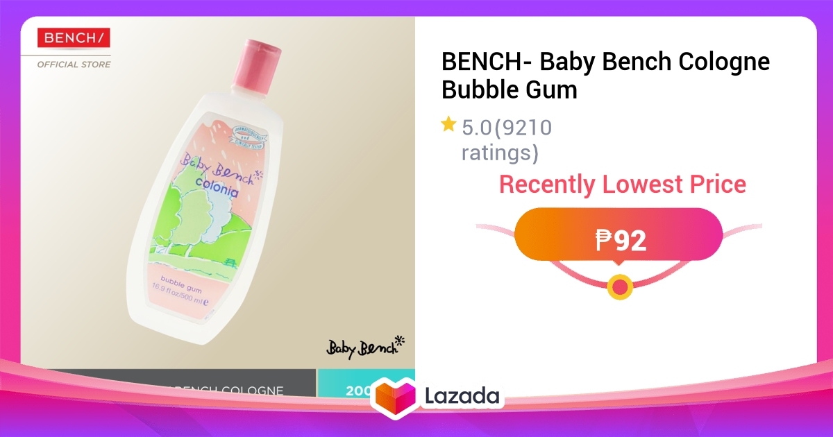 BENCH- Baby Bench Cologne Bubble Gum