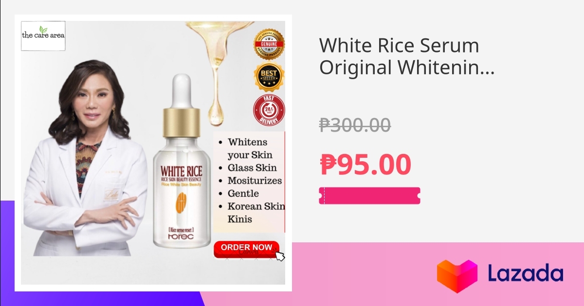 White Rice Serum Original Whitening Face Moisturizing Cream Anti ...
