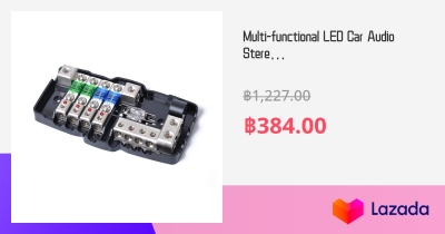 Multi-functional LED Car Audio Stereo ANL Fuse Holder Distribution 0 ...