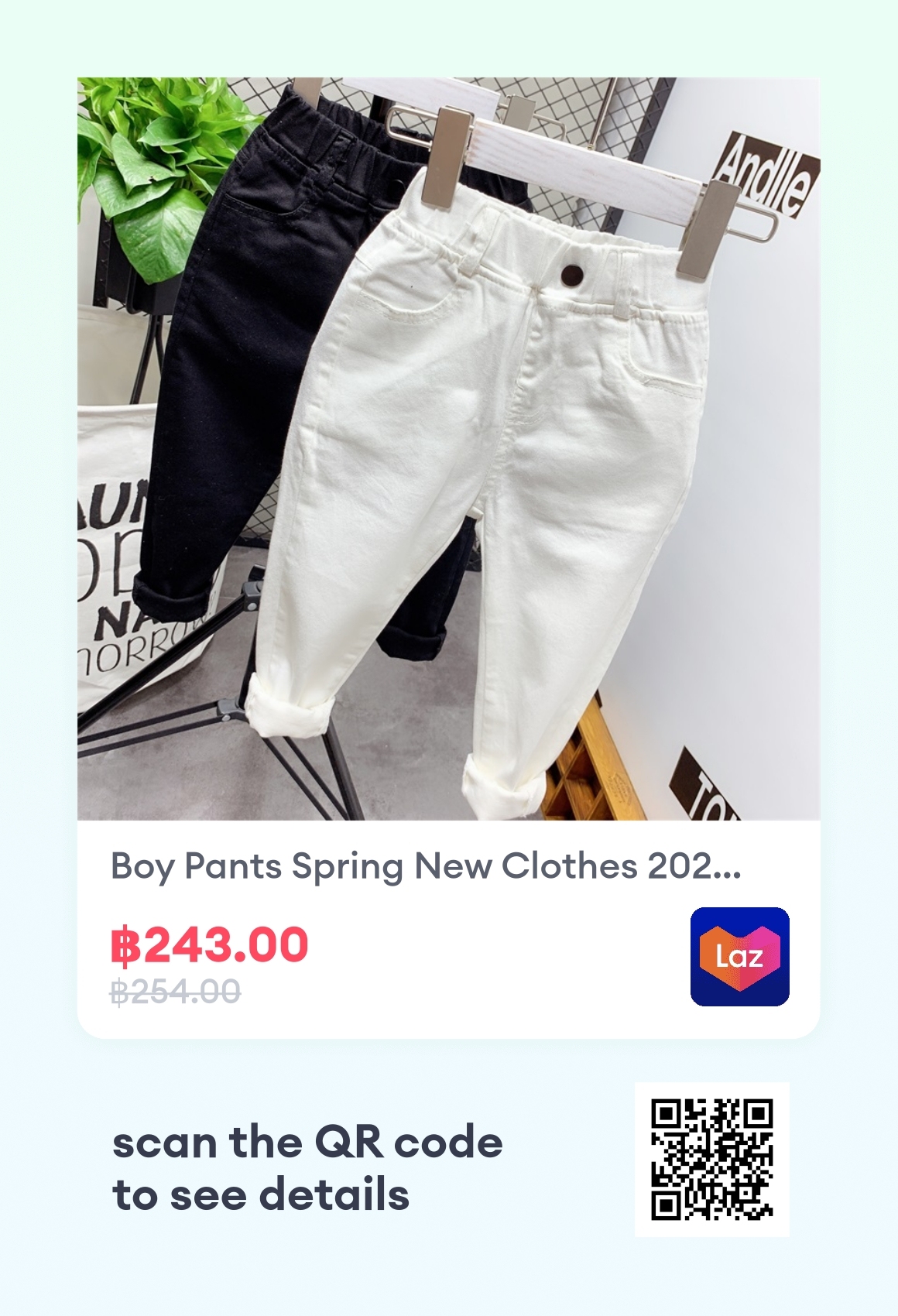 Boy Pants Spring New Clothes 2021 Narrow Bottom of a Trouser Leg ...